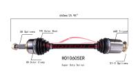 China Crosstour 3.5L Front Right Cv Axle Shaft Assy Cold Forging Grinding Process for sale