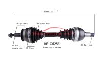 China Benz CLA250 4Matic CV Drive Shaft AWD Front Drive Axle Assembly EXTREME Weather Unit for sale