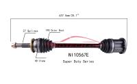 China INFINITI Q50 AWD CV Axle Shaft Assembly 3.5L Inner Cv Joint Assembly for sale