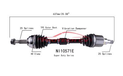 China Automatic Cv Boot Assembly 2015-2017 Nissan Micra Front Left Cv Axle for sale
