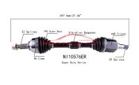 China INFINITI JX35 CV Axle Shaft Assembly 3.5L Cold Forging Grinding Process for sale