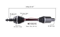 China ME10531E CV  CV Axle Assembly Heavy Duty Clamp TPEE Boot  Cold Forging Grinding Process Technology EXTREME Weather Unit for sale