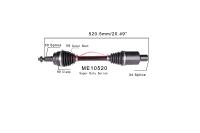 China ME10520 CV  CV Axle Assembly Heavy Duty Clamp TPEE Boot  Cold Forging Grinding Process Technology EXTREME Weather Unit for sale