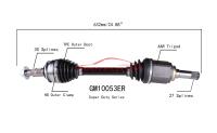 China GM10053ER CV  CV Axle Assembly Heavy Duty Clamp TPEE Boot  Cold Forging Grinding Process Technology EXTREME Weather Unit for sale