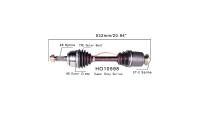 China HO10598 CV  CV Axle Assembly Heavy Duty Clamp TPEE Boot  Cold Forging Grinding Process Technology EXTREME Weather Unit for sale