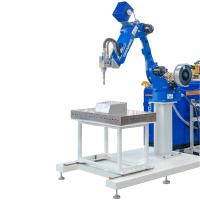 China Robot Integrated Fiber Laser Welding Workstation for sale