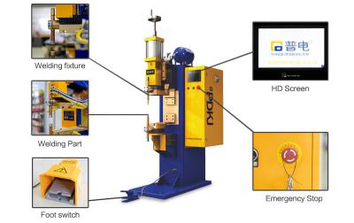 China CCC 450KVA Projection Welding Machine DTB Stainless Steel Spot Welder Metal Sheet for sale