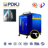 China Touch Screen Handheld Laser Welder Dual Chiller 1500w Laser Welding Machine for sale
