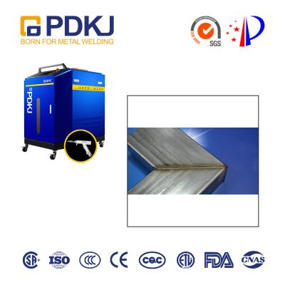 China SGS 0.5mm Aluminum Plate 2000w Laser Welder Optical Fiber Handheld for sale