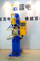 China MF Inverter Semi Automatic AC Spot Welding Machine 180mm Electrode Holder for sale