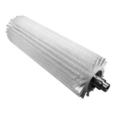 China Industrial Nylon Conveyor Belt Cylinder Cleaning Roller Brush for sale