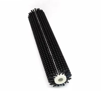 China Customized Size PP Nylon Bristle Rotary Roller Brush For Potato Cleaning And Peeling for sale