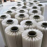 China Customized Cylindrical Food Grade Nylon Bristle Vegetable Fruit Washing Cleaning Roller Brush for sale