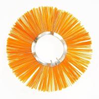 China Convoluted Snow Sweeper Road Wafer Brush for sale