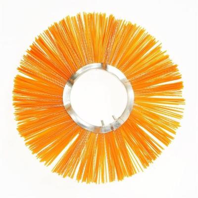 China Convoluted Snow Sweeper Road Wafer Brush for sale