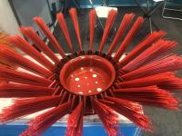 China Plastic/Steel Sweeper Broom Brushes Sanitation Vehicle/Cleaning Brush Parts Attachment for sale