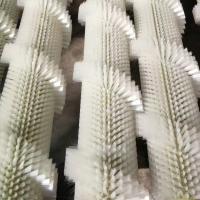 China Fruit Cleaning Roller Brush Industrial Round Nylon Fruit And Vegetable Cleaning Roller Brush for sale