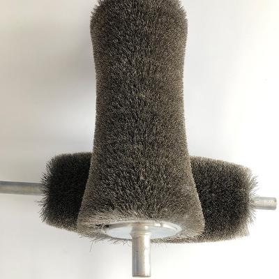 China Polishing And Rust Removal Steel Wire Roller Grinding Steel Wire Roller for sale