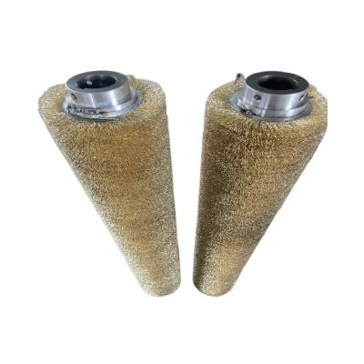 China Metal Bristle Brush Rolls Are Used In Brush Machines For Polishing for sale