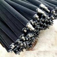 China Nylon Wire Roller Brush With Shaft Sleeve Cleaning Brush Roller for sale