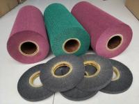 China Cylindrical Non-Woven Flap Abrasive Metal Roller Brush For Polishing for sale