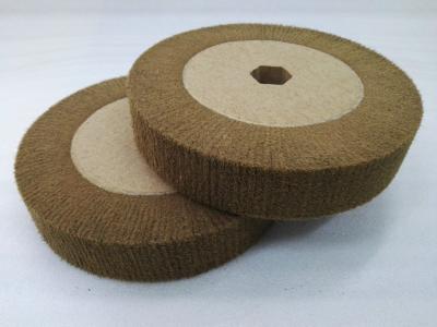 China Inner Hexagonal Flying Wing Wheel Fiber Polishing Wheel Suitable For Sanding Straight Lines for sale