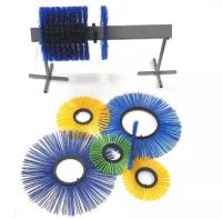 China 5x20 Inches Plastic Wafer Brush Flat Poly Sweeper Brush for sale