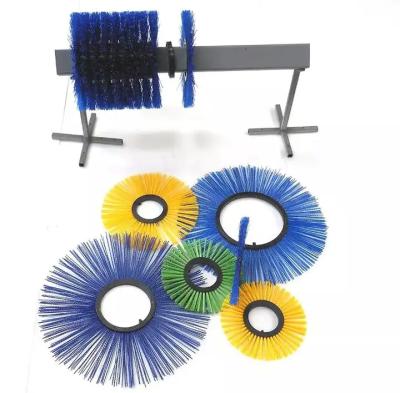 China 5x20 Inches Plastic Wafer Brush Flat Poly Sweeper Brush for sale