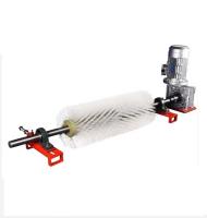 China Electric Roller Brush Cleaner For Power Plant Cement Belt Conveyor Cleaner for sale