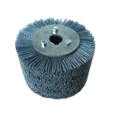 China Abrasive Wire Wheel Brush With Handle Size 125mm for sale