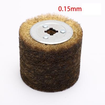 China 0.15mm Stainless Steel Wire Drawing Wheel Polishing And Polishing Steel Wire Brush for sale