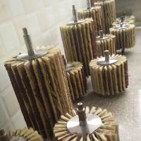 China Wooden Furniture Surface Sanding Brushes Sisal Sandpaper Polishing Brush Roller for sale