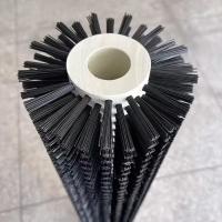 China PP Base Material Nylon Cylinder Rotary Cleaning Roller Brush for sale