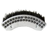 China Steel Wire Gutter Road Sweeper Broom Side Brush 31 Holes Elgin Type Gutter Broom for sale