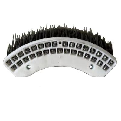 China Steel Wire Gutter Road Sweeper Broom Side Brush 31 Holes Elgin Type Gutter Broom for sale