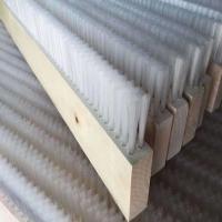 China PVC Base Lath Plate Brush White Nylon Flat Brush for sale