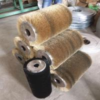 China Grinding Machine Stainless Steel Wire Brush Roller Winding Type for sale
