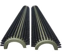 China Split Cylinder Roller Brush For Cleaning And Polishing for sale