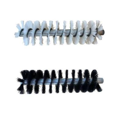 China Cylindrical Conveyor Cylinder Brush For Chicken Breading Table Part for sale