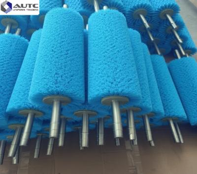 China Wear-Resisting Brushes Cleaning Nylon Roller Cylindrical Brush Rotary Brush for sale