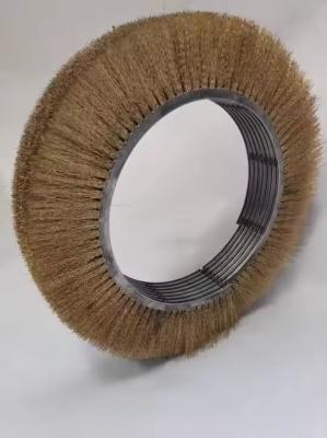 China Double Stainless Steel Belt Spiral Roller Brush With Or Without Shaft for sale