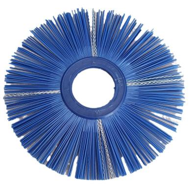 China Plastic Core Wafer Brush High Hardness Poly Wire Flat Brush For Snow Cleaning for sale
