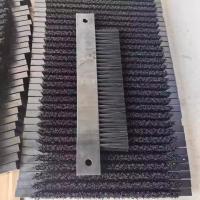 China Industrial Aluminum Alloy Base Nylon Bristles Plate For Cleaning And Derusting for sale