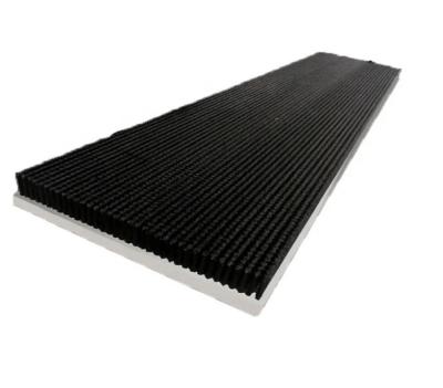 China Metal Aluminum Sheet Buffer Assembly Replacement Panel Bristles Tufted Brush Table for sale