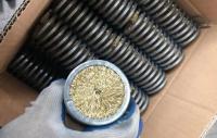China Spiral Brass Coated Steel Wire Brush Cylinder Spiral Wound Cleaning Inside Coil Brush for sale
