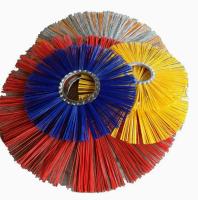 China PP Base Material Road Sweeper Wafer Brushes 130X510mm for sale