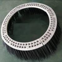 China Used for Wayne 32 Holes 4 Segments Steel Side Brushes Gutter Broom for sale