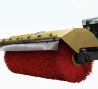 China Crosswind Wire Center Broom Spriral Wound Brush Rotary Power Sweeper Brushes for sale