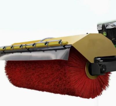 China Crosswind Wire Center Broom Spriral Wound Brush Rotary Power Sweeper Brushes for sale