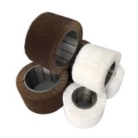 China Steel Plate Rust Removal And Deburring Steel Wire Brush Roller for sale